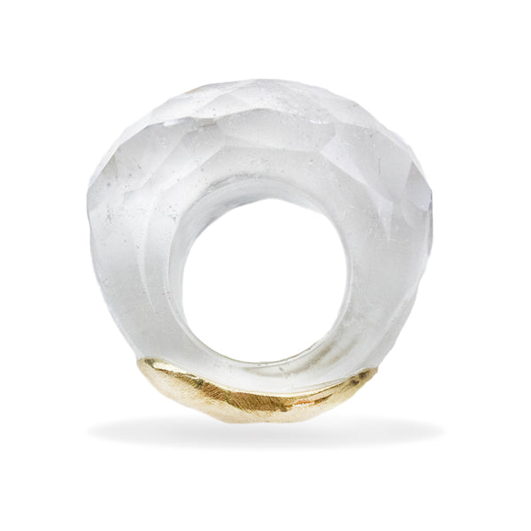 Rock Crystal Ice Ring by BH Water Jewels - Barbara Harris Water Jewels
